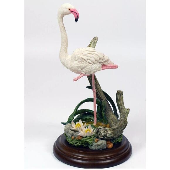 Coastal | Accents | Rare Country Artists Flamingo Figure By Michael ...